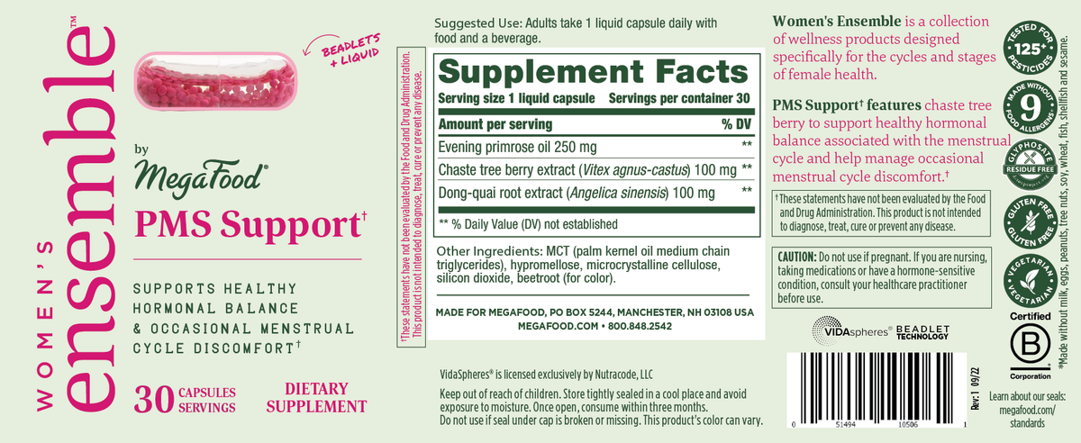 PMS Support (Women's Ensemble) – Grandad's Home Remedies