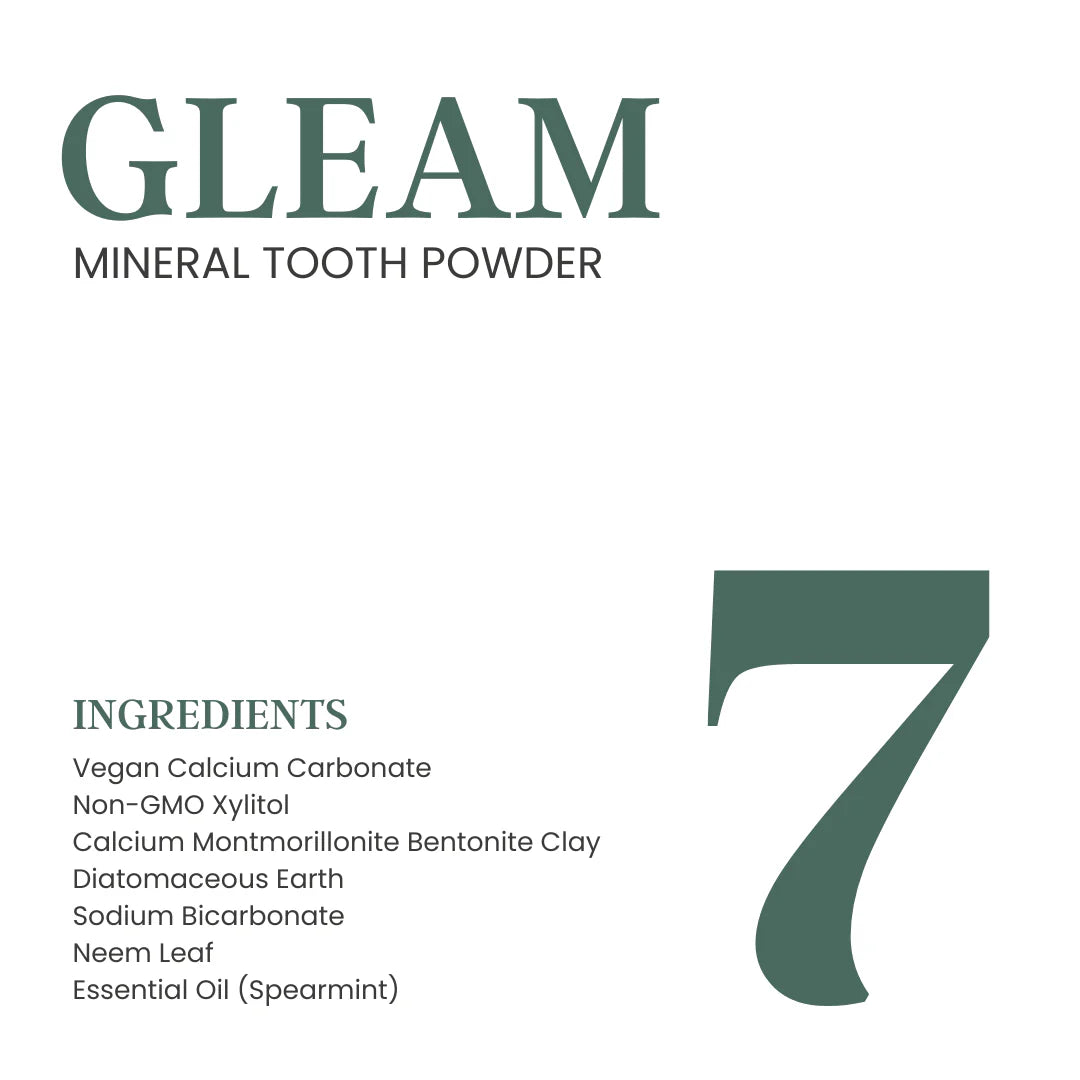 Gleam Mineral Tooth Powder – Grandad's Home Remedies