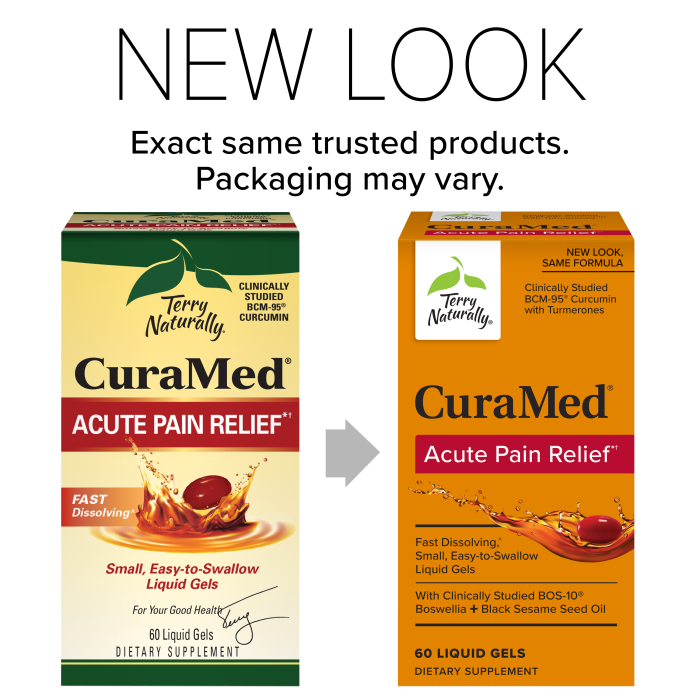 CuraMed® Acute Pain Relief*† (120 Liquid Gels) – Grandad's Home Remedies