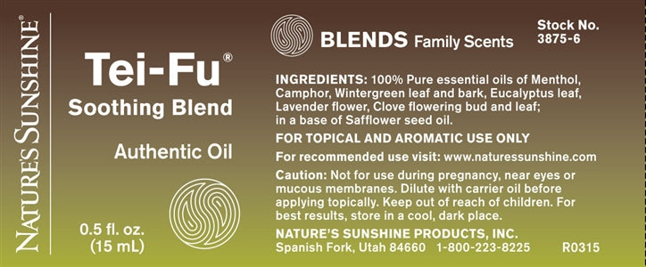 Tei Fu® Soothing Essential Oil Blend (15 ml) – Grandad's Home Remedies